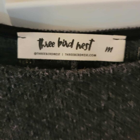 Three Bird Nest | Sweaters | Three Bird Nest Charcoal Batwing Sweater ...